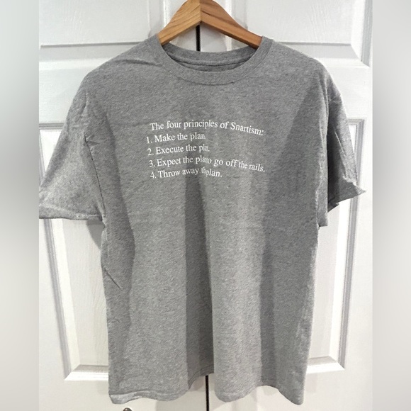 Hanes | Shirts | Leonard Snart Rules For A Good Plan Gray Mens Large ...